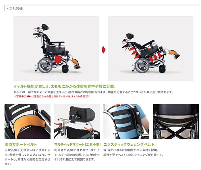 【MiKi/ミキ】アクティブ・バランス・シーティング 介助型車いす SKT_plus ABS | 車椅子卸センター